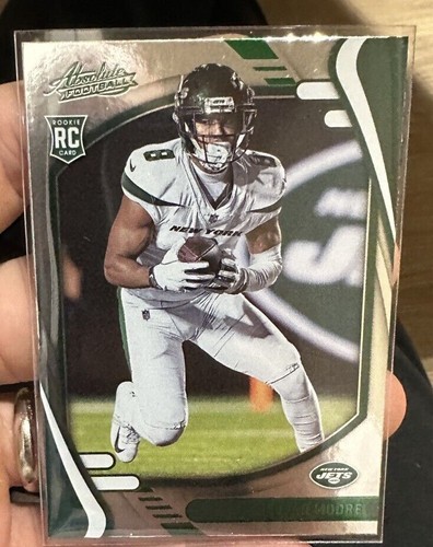 2021 Panini Absolute ELIJAH MOORE Rookie Card RC #114 New York Jets | eBay