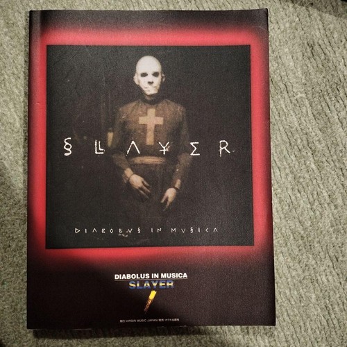 Slayer Diabolus In Musica Band Score Sheet Music - Heavy Metal Japan ...