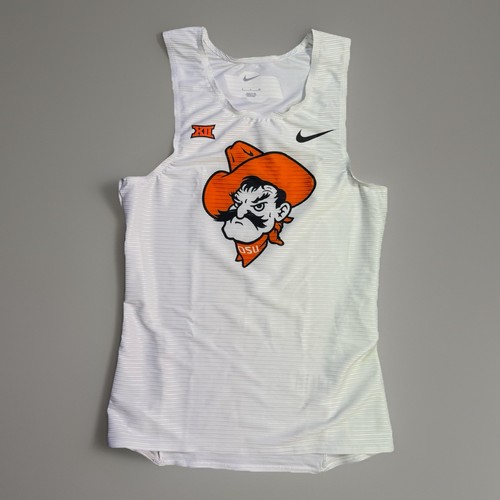 NIKE Pro Elite Oklahoma State Cowboys OSU Issued Singlet Tank Men's ...
