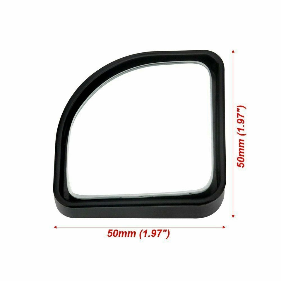 Car Fan Shape Convex Rear View Mirror Blind Spot Wide Angle Auxiliary ...