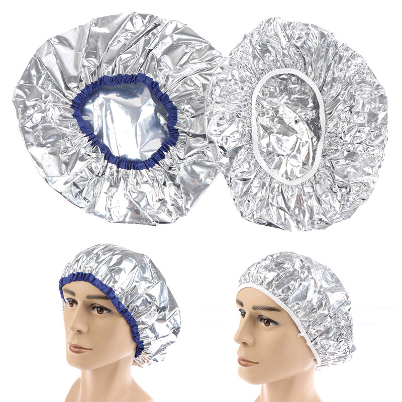 8 wire thickeAluminum Foil Cap Elastic Hair Coloring Cap Disposable ...