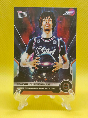 QTY NAASIR CUNNINGHAM 2022 Topps Now Elite OTE #OS-1 Alabama Rookie 1st ...