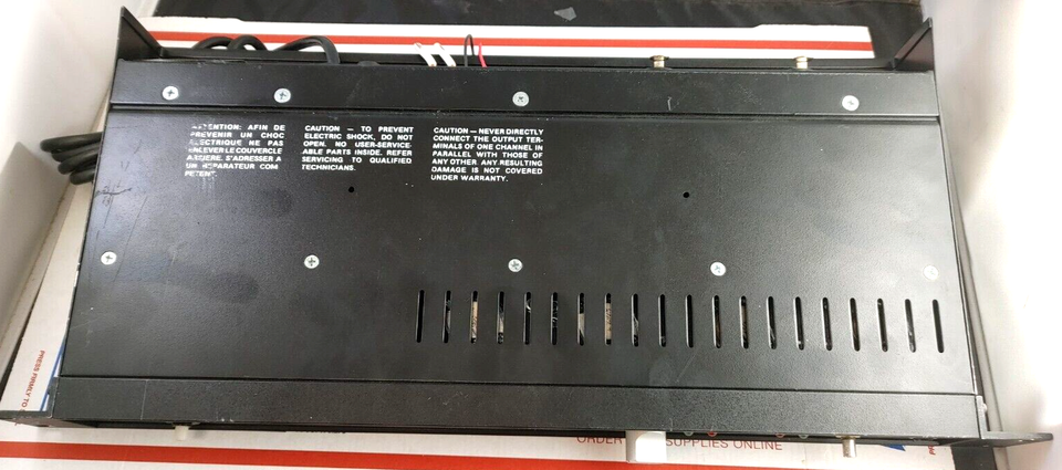 CROWN D45 2 Channel Stereo Audio Power Wave Amp Amplfier D-45 XLR 120W ...