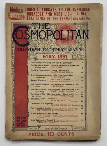The Cosmopolitan Magazine May 1897 War Of The Worlds XV H.G. Wells ...