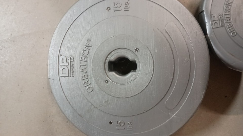 Lot of 4: Orbatron Free Weights 5 LB and 15 LB | eBay