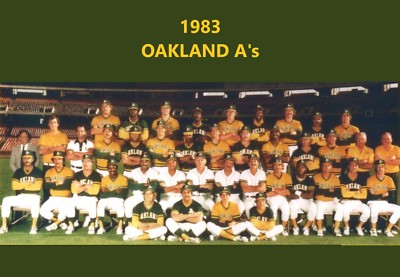 1983 OAKLAND ATHLETICS A's 8X10 TEAM PHOTO MLB BASEBALL PICTURE | eBay