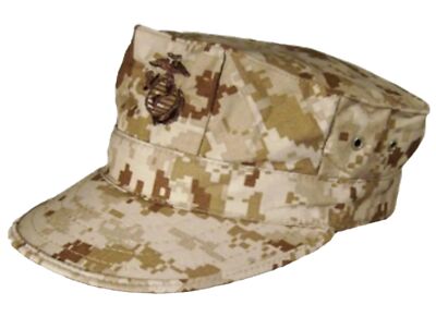 New* USMC Issued 8 Point Cover MARPAT Desert, Marine EGA, Hat, Cap | eBay