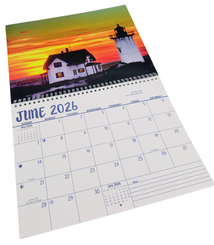 2026 Cape Cod full color wall calendar | eBay