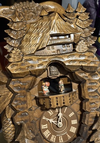 Adolf Herr Cuckoo Clock - The Black Forest Farm House 8 Day SIGNED NEW ...