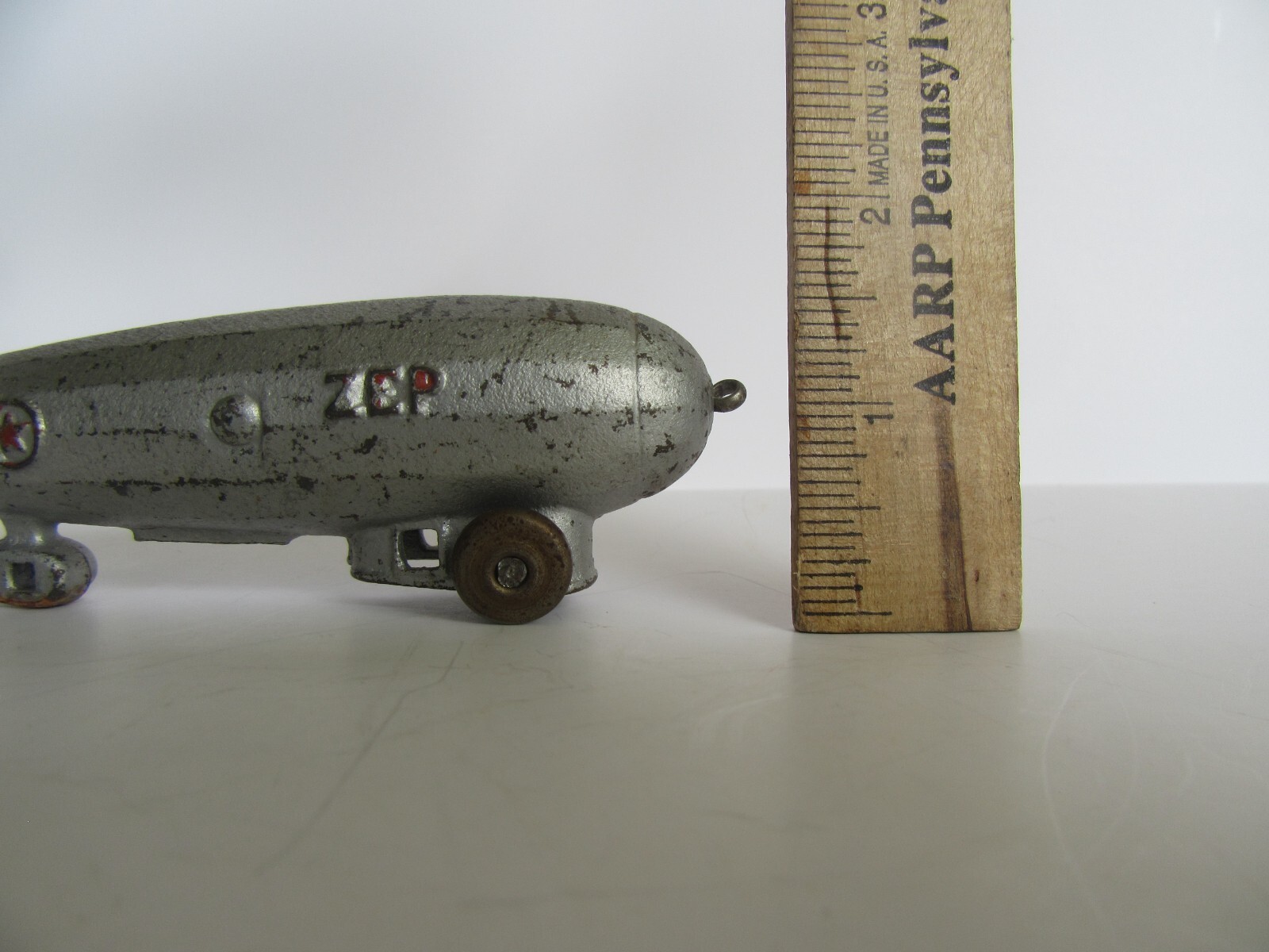Vintage 1930's Dent Co. Cast Iron Dirigible Zeppelin Zep Blimp Toy on ...