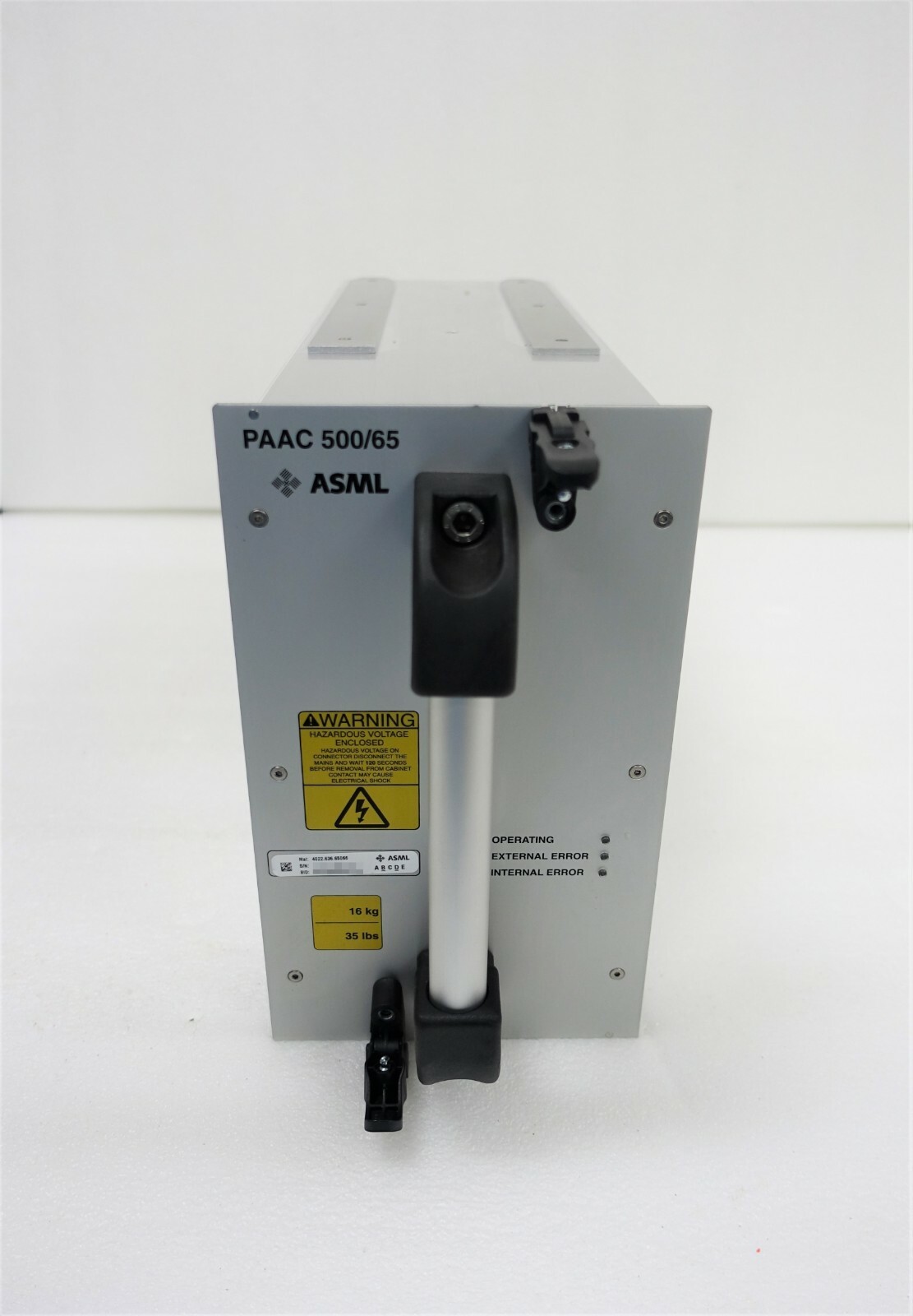 ASML 4022.636.65066 PAAC 500/65 POWER SUPPLY | eBay