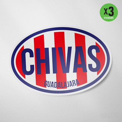Chivas Guadalajara Mexico 3 Pack Sticker Vinyl Decal Futbol Soccer | eBay