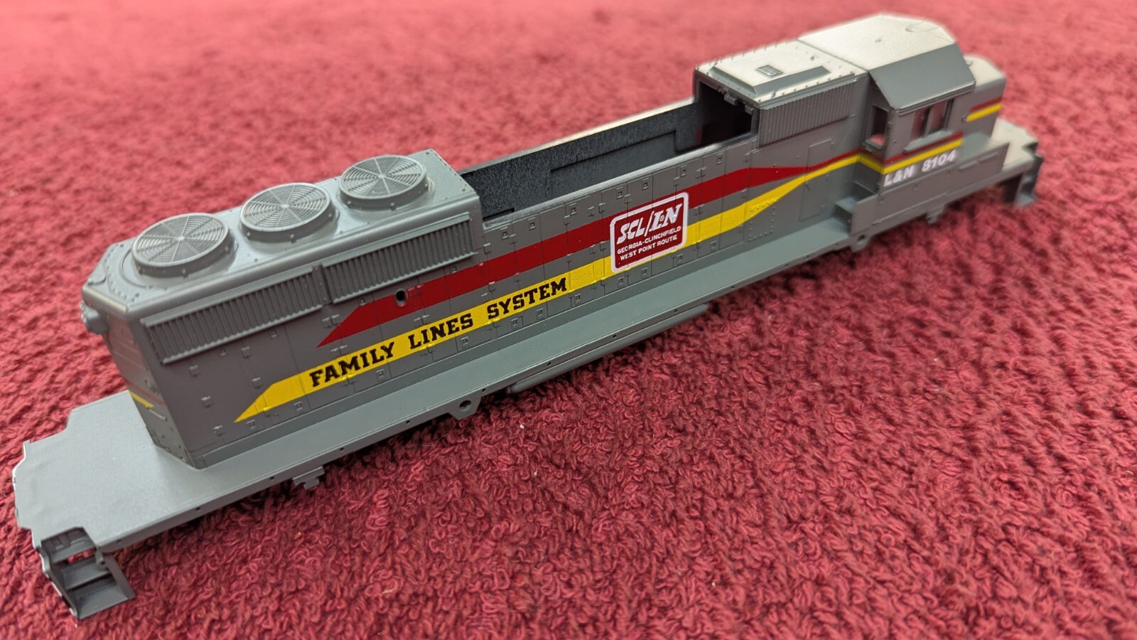 ATHEARN HO SCALE LOUISVILLE & NASHVILLE / SCL SD40-2 SHELL EXCELLENT ...