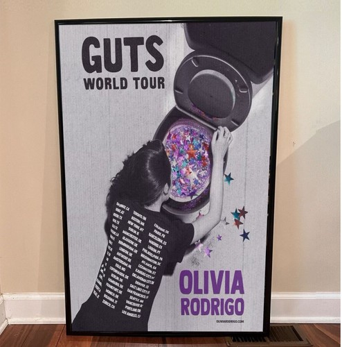 New Olivia Rodrigo Guts World Tour Toilet Exclusive Concert 2024 Poster ...