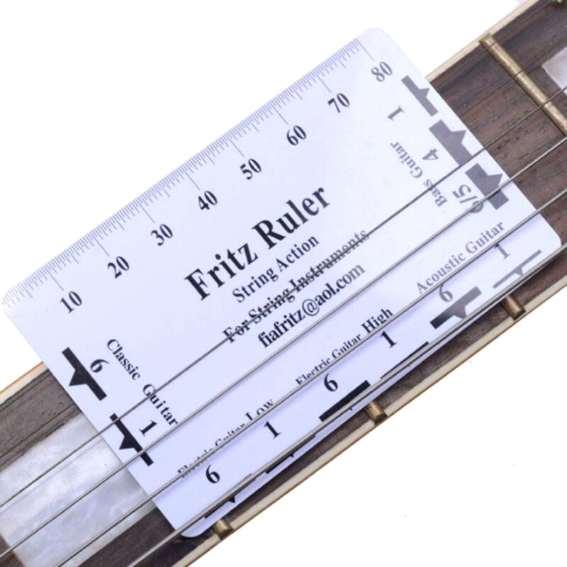 Guitar Neck Ruler For Guitar Accurate String Action Ruler Portable PVC ...