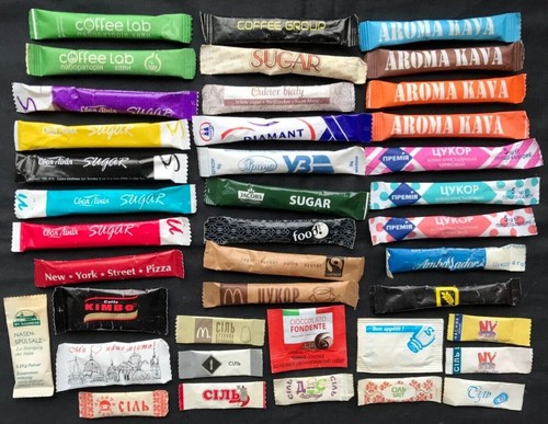 Ukraine Collectible Full Sugar Packs, Salt & Garlic Packs Mixes by Your ...