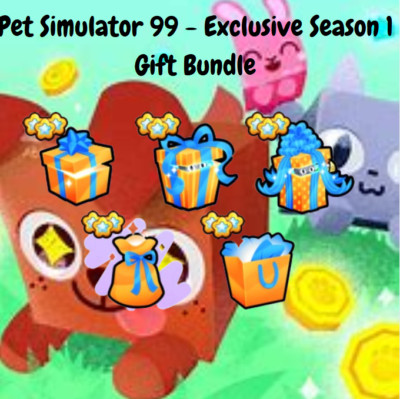 NEW Exclusive Season 1 Gift Bundle Ps99 / Pet Sim99 / Pet Simulator 99 ...