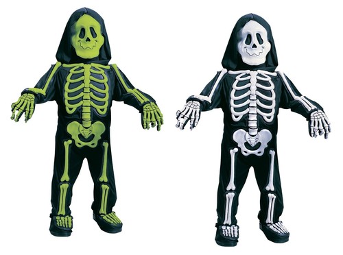 Fun World Totally Skelebones Green White Child Toddler Halloween ...