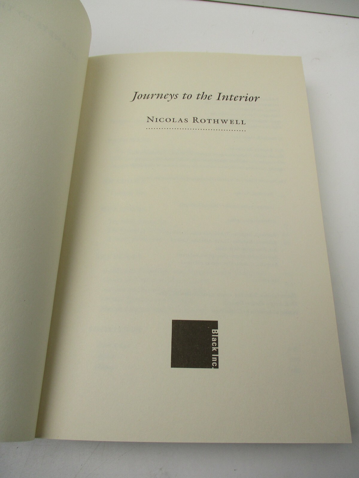 Journeys to the Interior by Nicolas Rothwell (Paperback, 2010) for sale ...