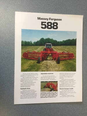 Massey Ferguson MF 41 & MF 42 Mower, 530 Rotary Mower, 588 Rake All ...