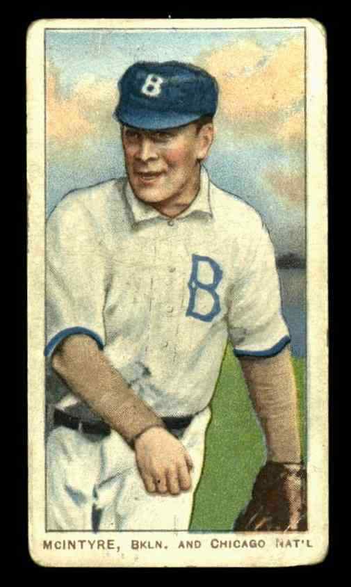 1909 T206 Harry McIntyre Brooklyn & Chicago - VG (Piedmont) | eBay