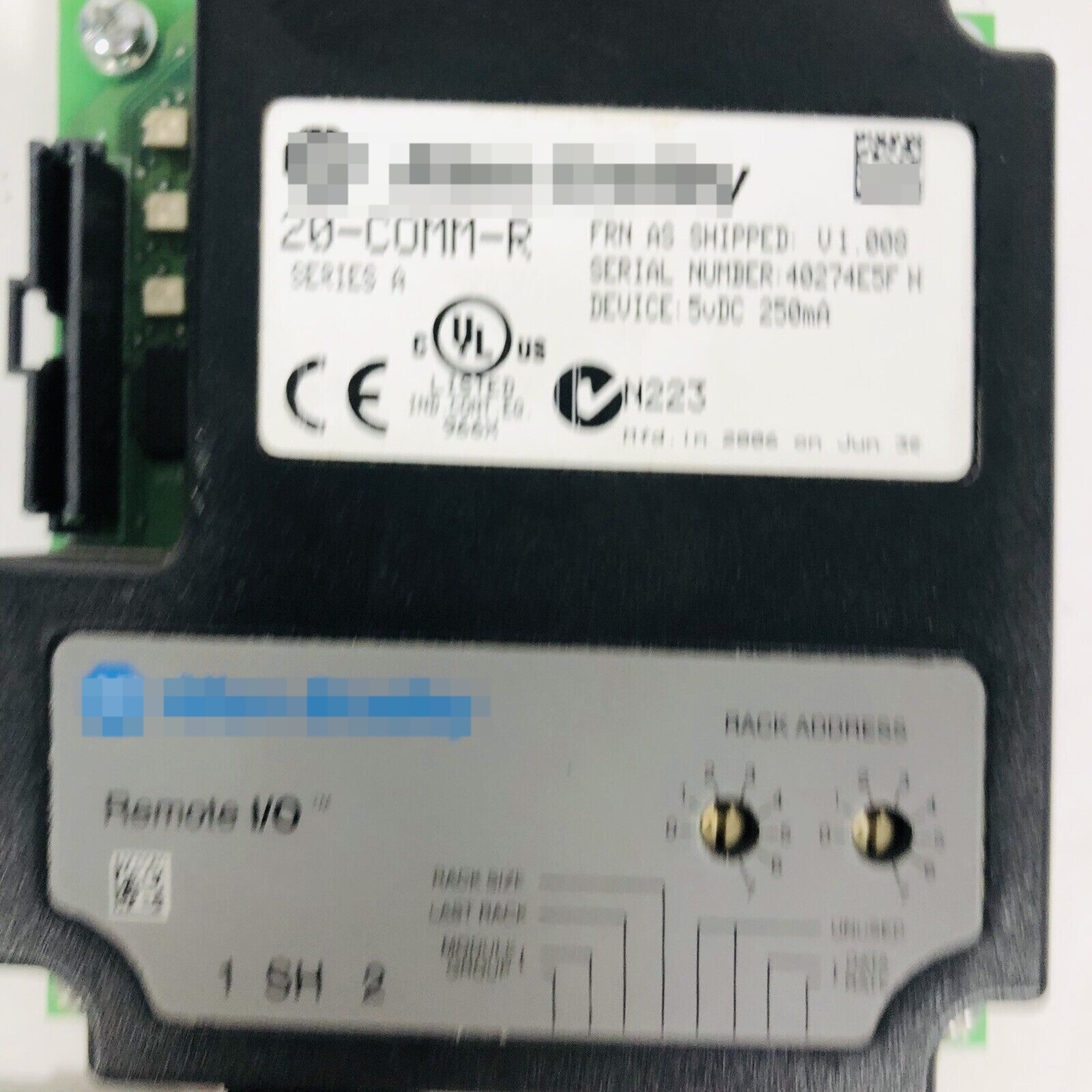 20-COMM-R /A PowerFlex Remote I/O Communication Adapter | eBay