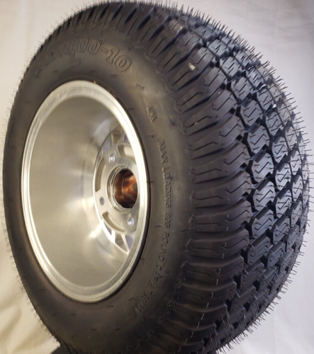 20x8-10 GOLF CART TIRES Aluminum WHEELS RIMS STREET TURF 20/8-10 20/8 ...