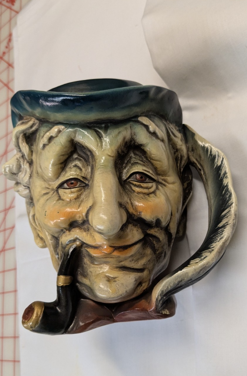 Vintage Japan Toby Mug #699 – Character Face with Pipe & Feather | eBay
