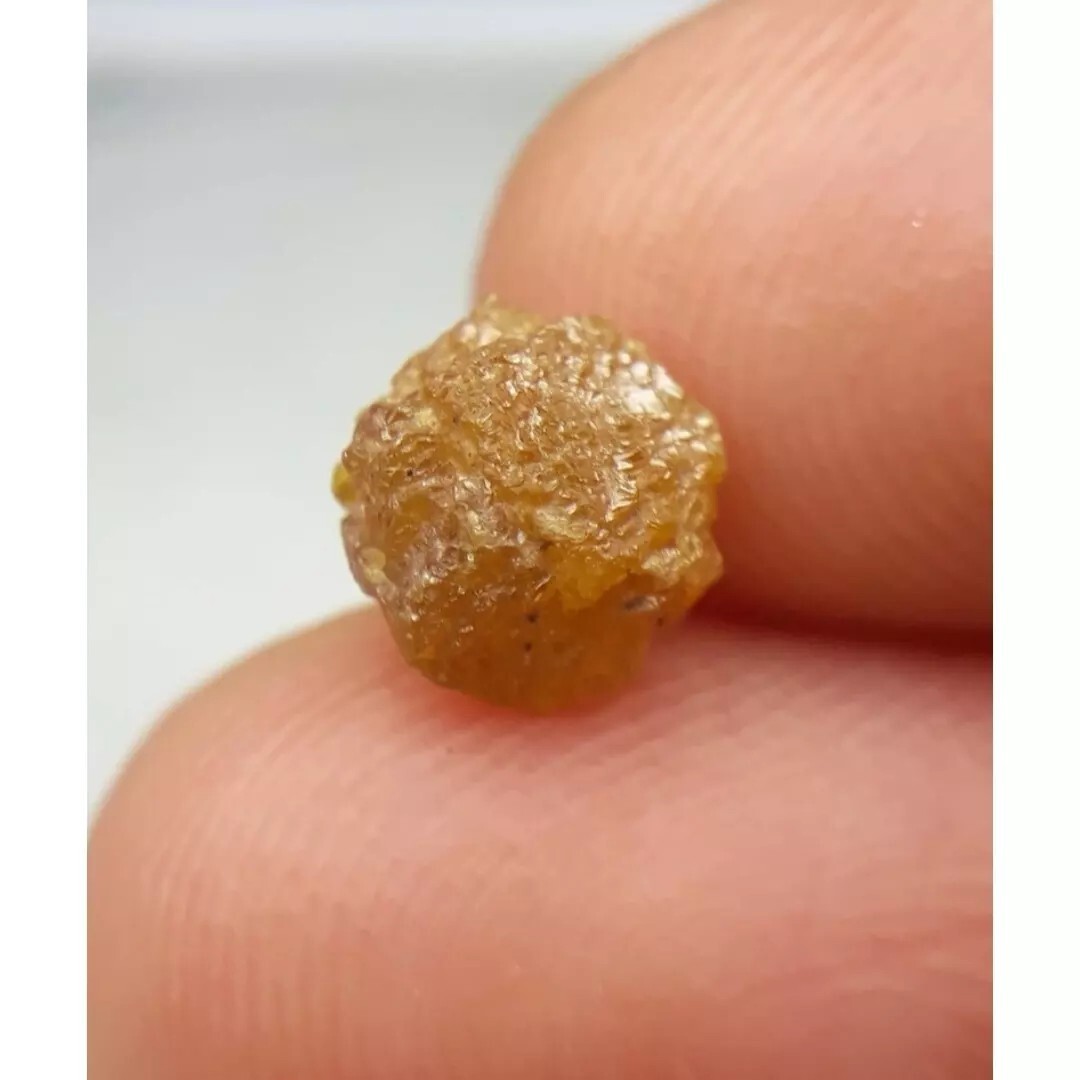 Natural Orange Rough Diamond,1.35 Ct,Uncut Chips Raw Diamond,Unique ...