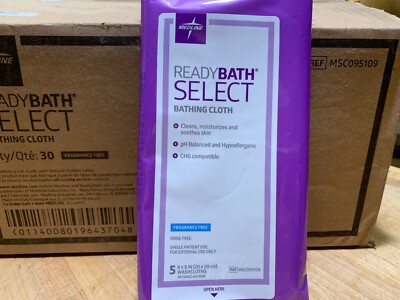MEDLINE ReadyBath SelectTotal Body Cleansing - 30 Pack | eBay