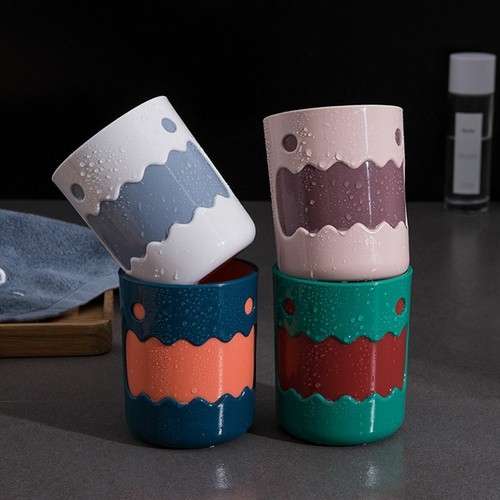 Tumblers Toothbrush Mug Mouthwash Cup Brushing Cup Bathroom Accessories ...