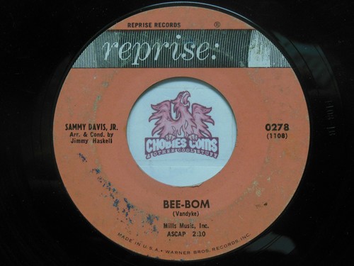SAMMY DAVIS JR. Bee-Bom / Choose, 45 RPM Good+ (TA) | eBay
