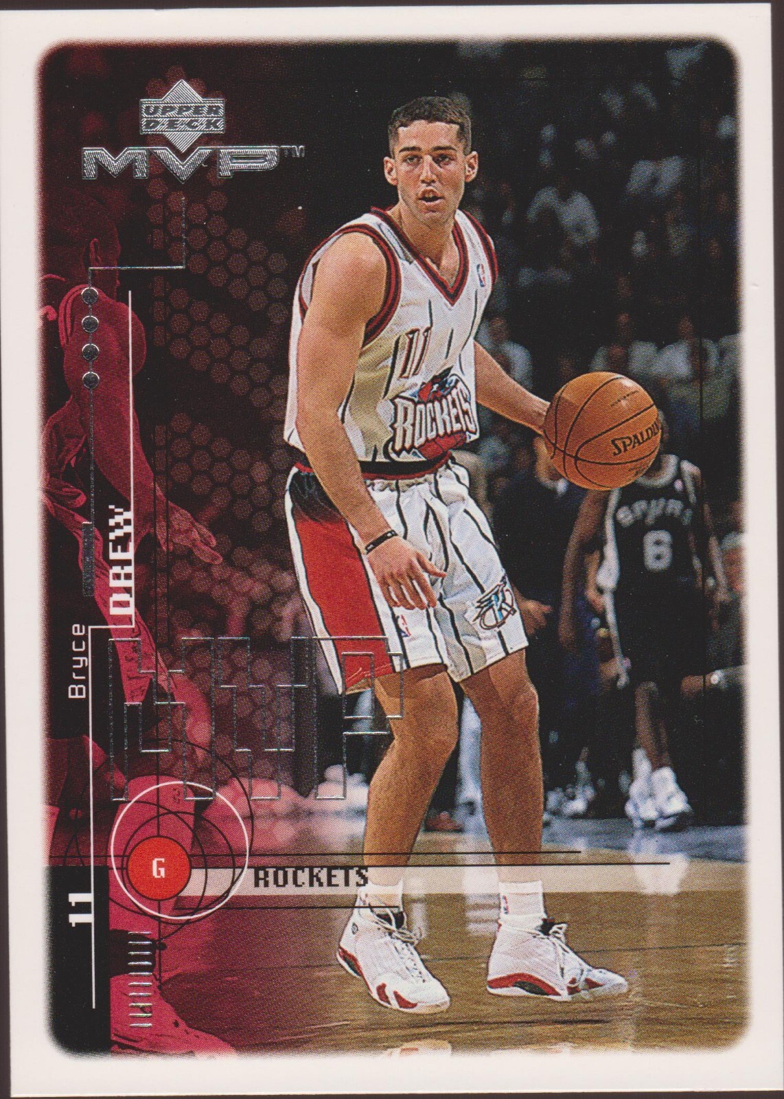 1999-00 Upper Deck MVP Bryce Drew Houston Rockets Basketball Card #59 ...