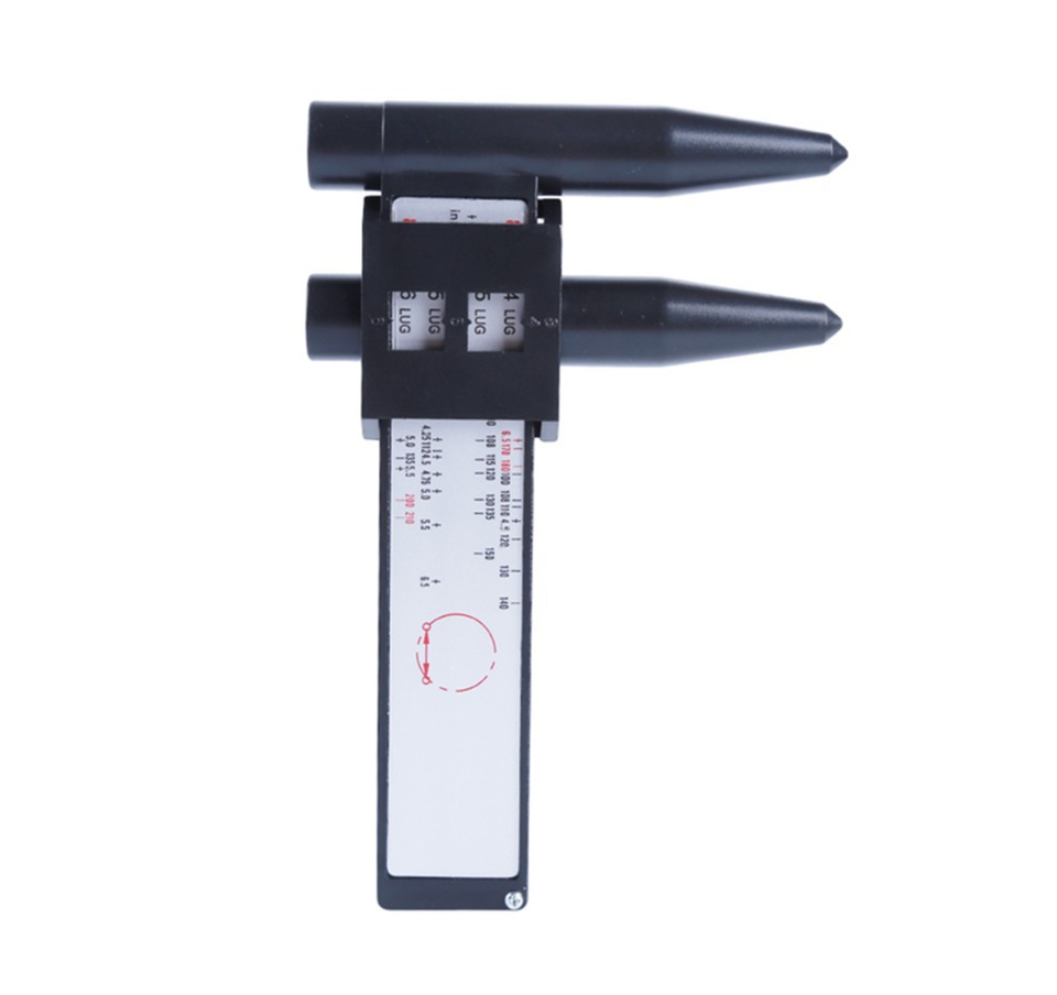 Car PCD Gauge Ruler Wheel Rim Bolt Pattern Measuring Tool for 4 5 6 8 ...