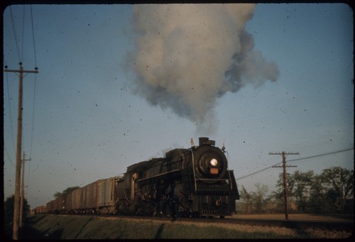 88-31 Reproduction Colour Slide Canadian National Steam Locomotive ...