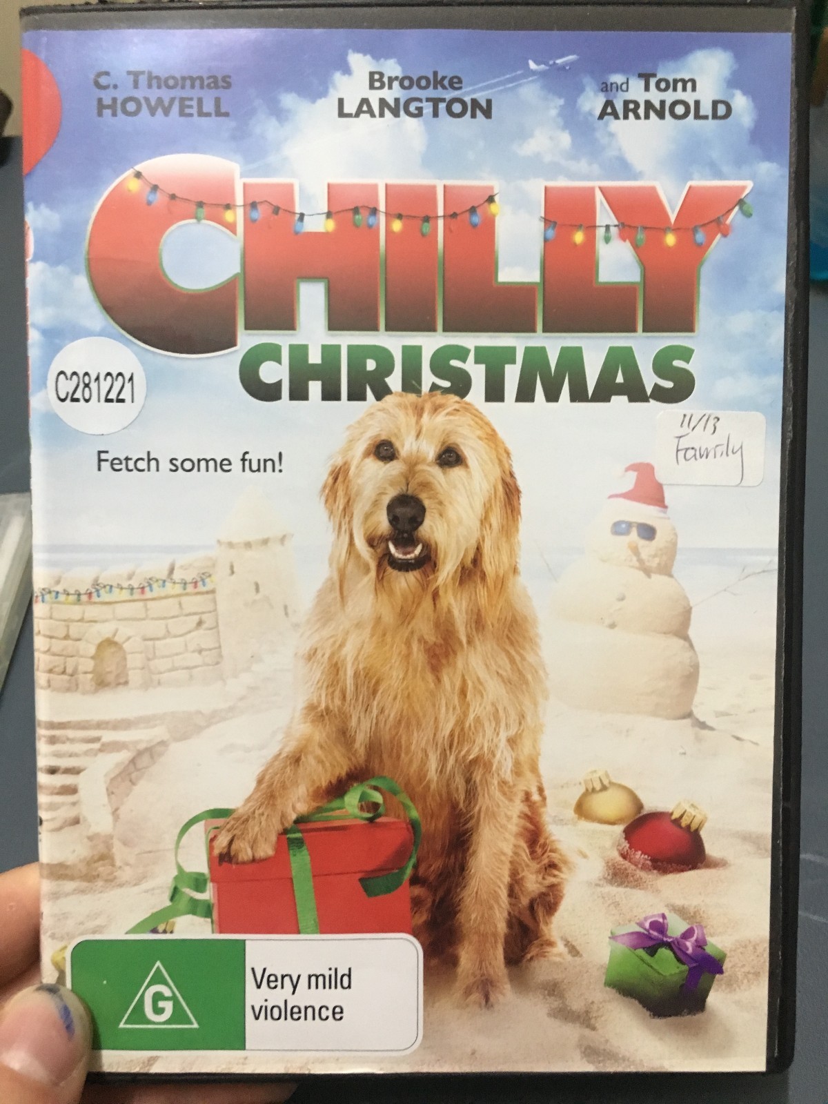 Chilly Christmas ex-rental region 4 DVD (2012 family movie ...