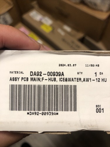 NEW OEM DA92-00939A Samsung Refrigerator Main Control Board | eBay