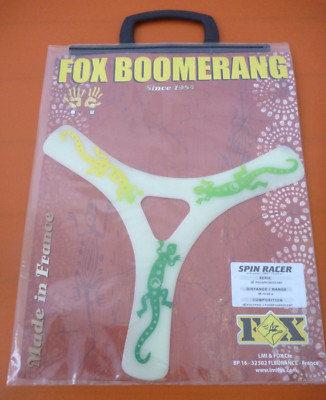 Boomerang Tripale Phosphorescent Vol rapide NEUF Glow in the dark FOX ...