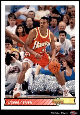 1992 Upper Deck #327 Duane Ferrell Hawks Georgia Tech 8 - NM/MT | eBay