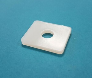 Natural Nylon Rectangle Washer 30mm x 25mm x 3mm Thickness | eBay