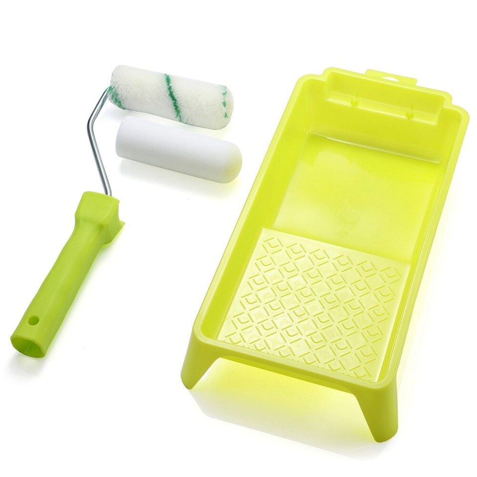 Paint Tray Kit, 4 Inch Paint Roller Tray Liner, Paint Tray, Paint ...