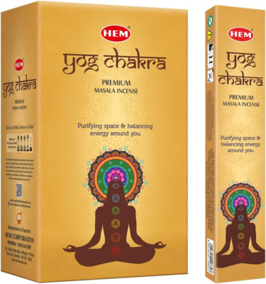 Yog Chakra Masala Incense Sticks, Energy Balancing & Negativity Removal ...