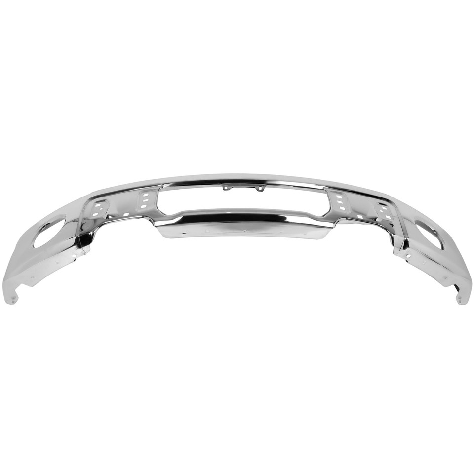 Front Bumper Chrome Silver 9L3Z17757B w/Fog Light hole Fits 2009-2014 ...