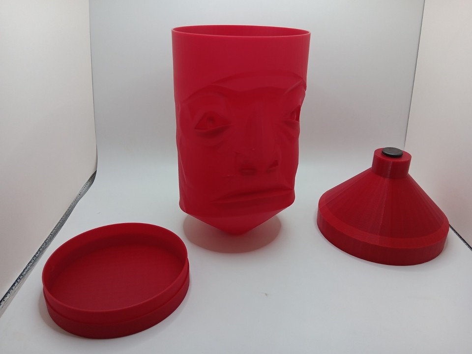 Retro Master Control MCP statue / lamp 3D Printed for Tron vintage ...