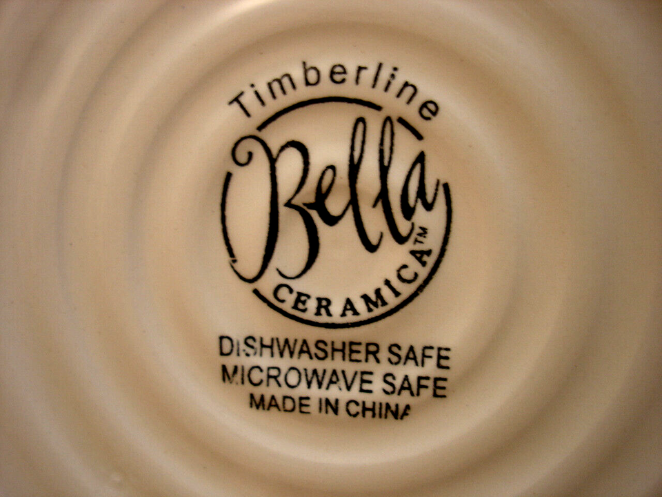 Timberline by Bella DINNER PLATE 11 1/8" SET / 2 | eBay