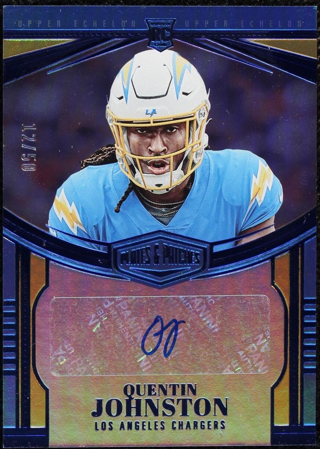 2023 Panini Plates & Patches - Rookie Upper Echelon Autographs Quentin ...