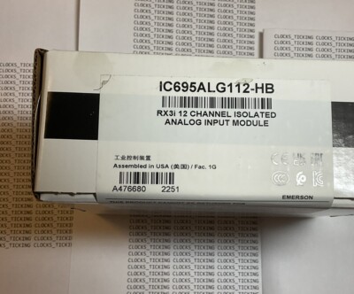 Emerson IC695ALG112-HB RX3I 12 Channel Isolated Analog Input Module | eBay
