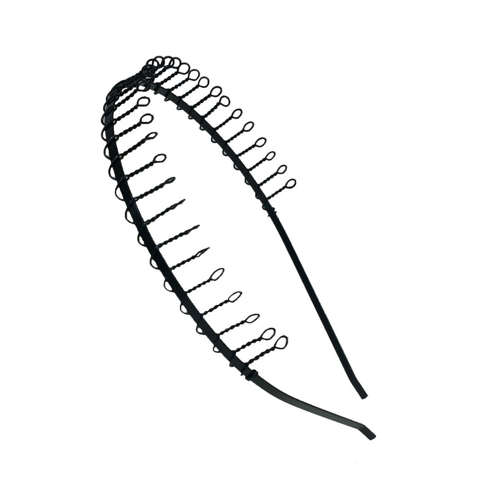 6 pcs Hairband Comb Headband Metal Wire with Teeth | eBay