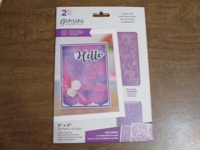 GEMINI PAPERCRAFT DIE FLORAL LACE | eBay