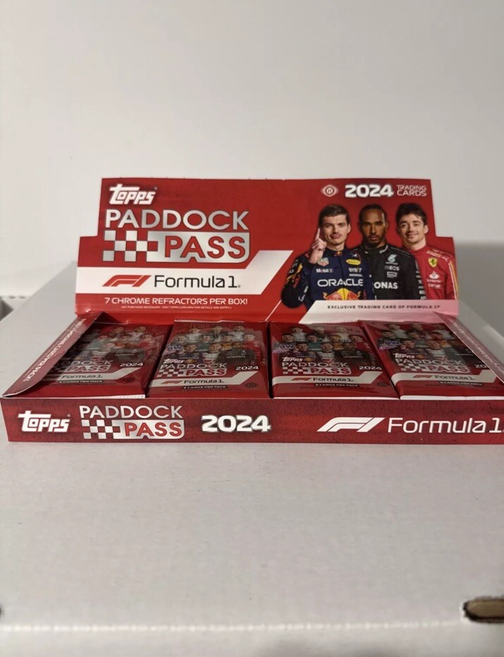 (1) 2024 Topps Formula 1 F1 Paddock Pass Factory Sealed Hobby Pack From ...
